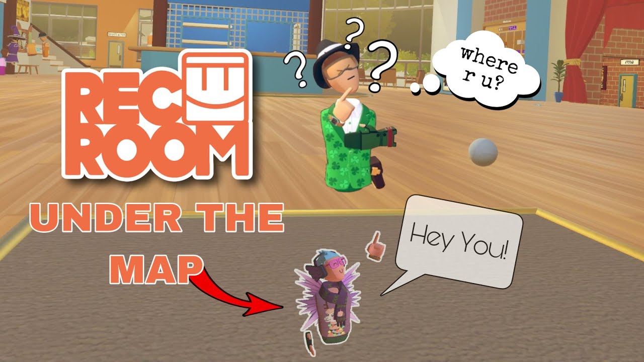 TROLLING in Rec Room by going UNDER THE MAP.. (and how to) - YouTube
