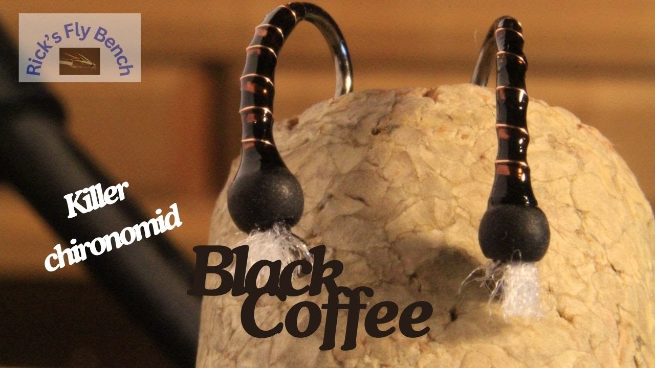 How to tie the black coffee chironomid pupa - YouTube