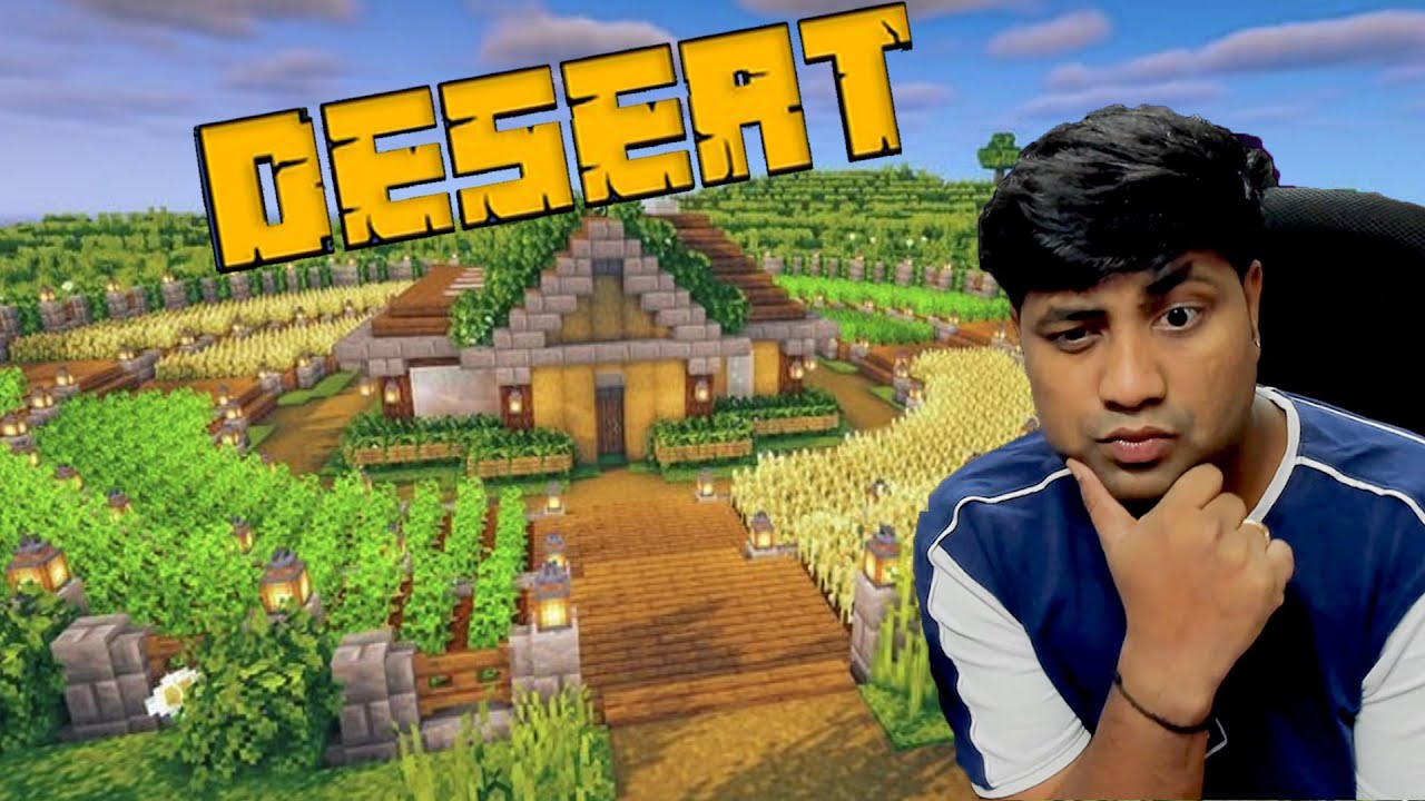 Minecraft Farming & new friends in DESERT - YouTube