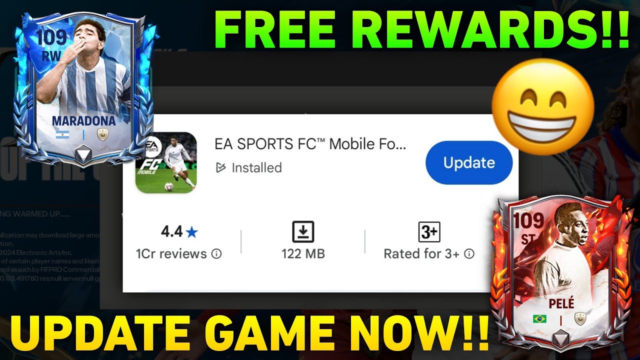 UPDATE GAME NOW!! FC MOBILE RIVALS UPDATE FREE REWARDS & AQUA VS ...