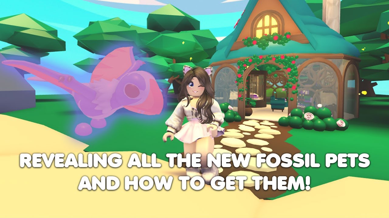 REVEALING ALL THE NEW FOSSIL PETS AND HOW TO GET THEM! in Adopt me ...