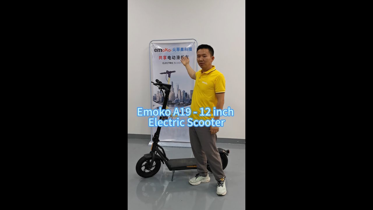 Emoko 12 inch wheel Electric Scooter A19 introduction, 36v 15ah big ...