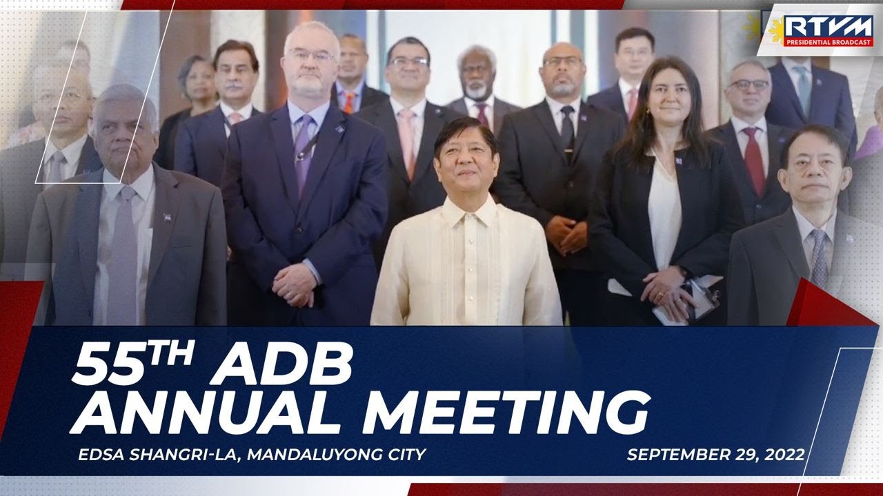 55th Asian Development Bank Adb Annual Meeting Of The Board Of