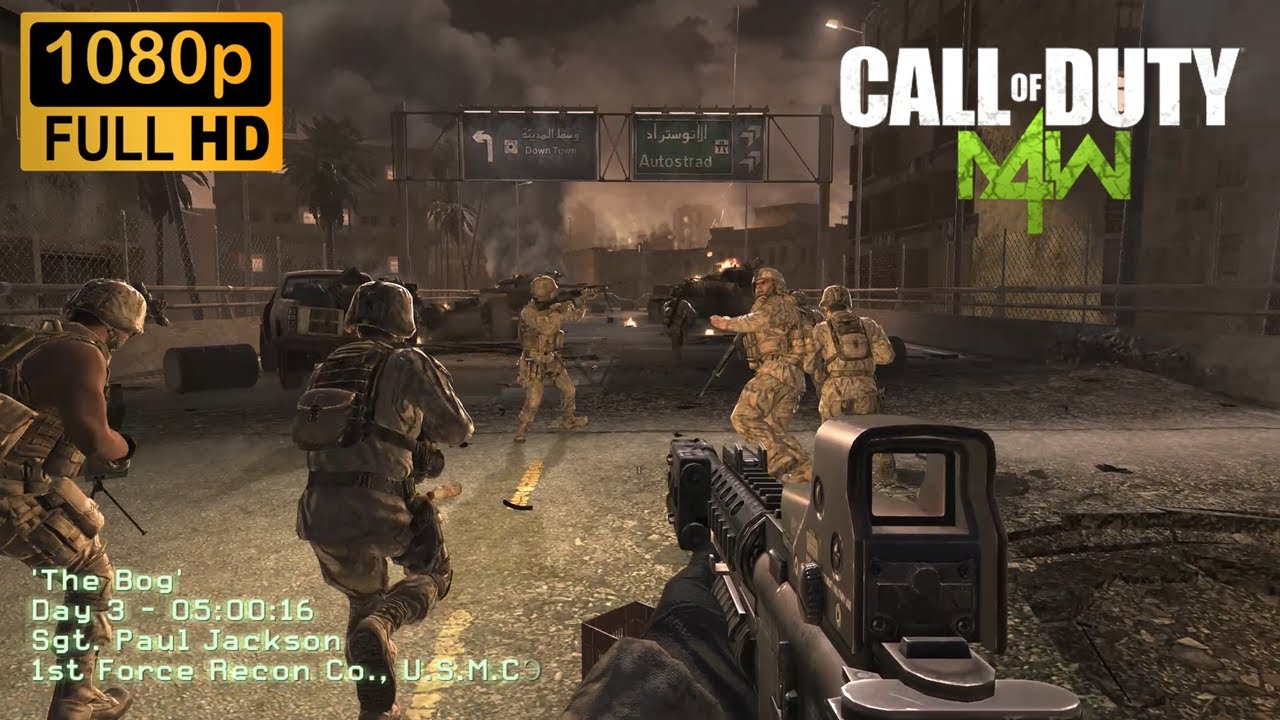 COD 4: Modern Warfare - The Bog Mission Unleashed! Intense Gameplay and ...
