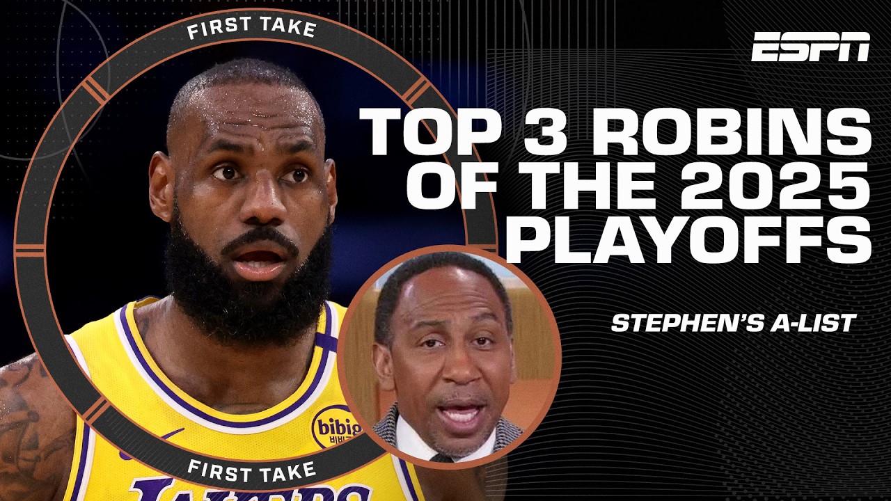 TOP 3 ROBINS in NBA Playoffs⁉️ Windy DISAGREES with Stephen A. placing ...