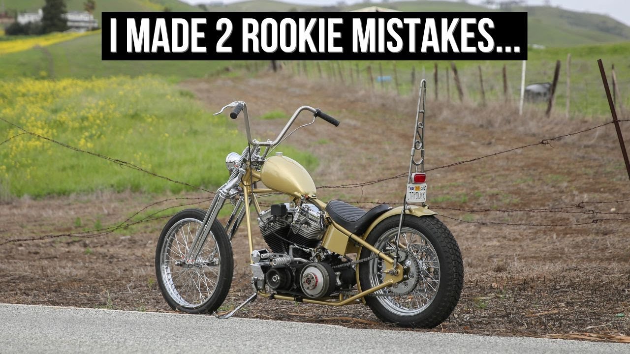 1984 Big Twin Evo Chopper Build Part 9 | First Ride! - YouTube