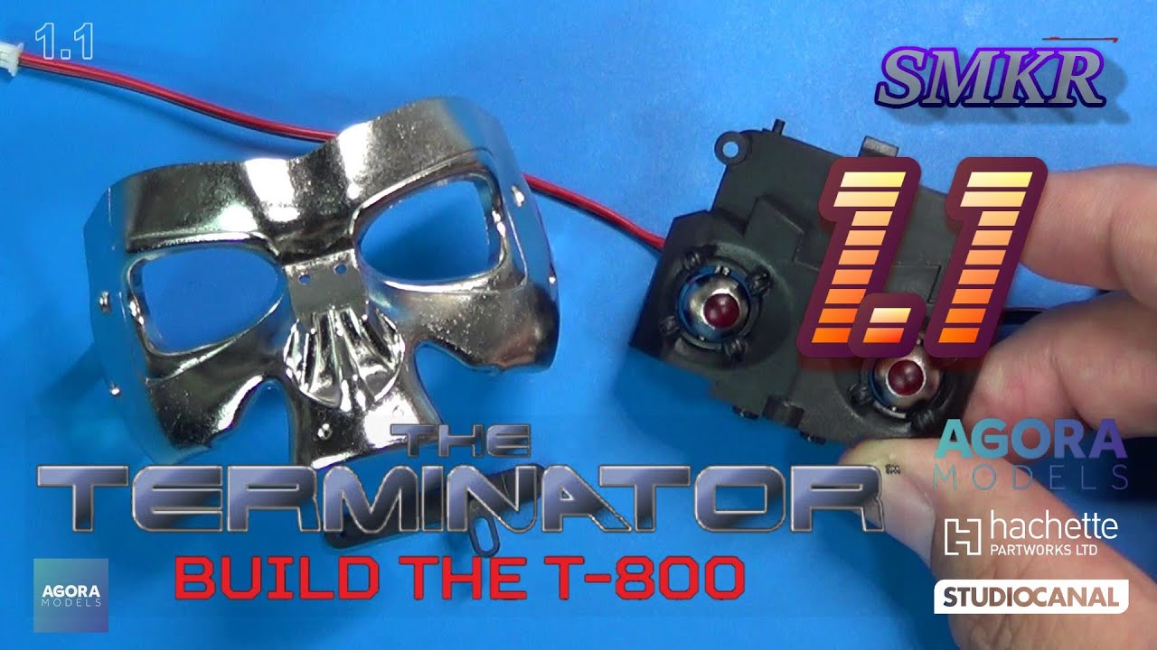 Agora Models Build the T-800 Terminator Pack 1 Stage 1 - Intro, Head ...