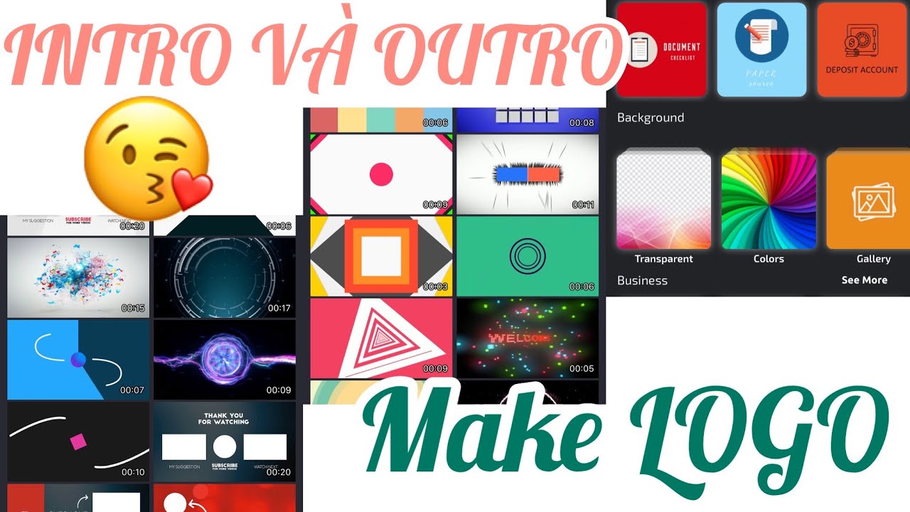 CÁCH TẠO INTRO + OUTRO + LOGO CHO VIDEO TRÊN ĐIỆN THOẠI IOS vs ANDROID ...
