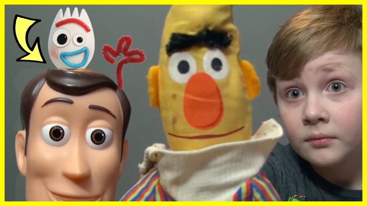 Toy Story Pixar Monster Chase | Woody Buzz Lightyear Forky | 4 Bert ...