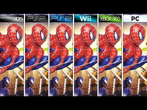 Spider Man Friend or Foe | PSP vs PS2 vs PC vs DS vs Wii vs Xbox 360 ...