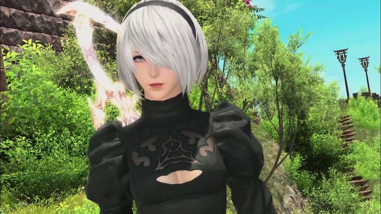 2B Looks Better than Ever in Dawntrail | Final Fantasy XIV 7.0 Graphics ...