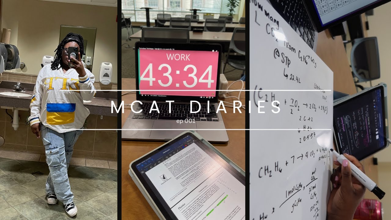 mcat diaries 001 | mcat tracker, anki, unc health sciences library ...