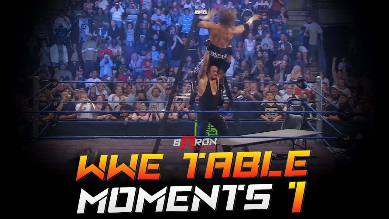 Wwe table moments part 1 - YouTube