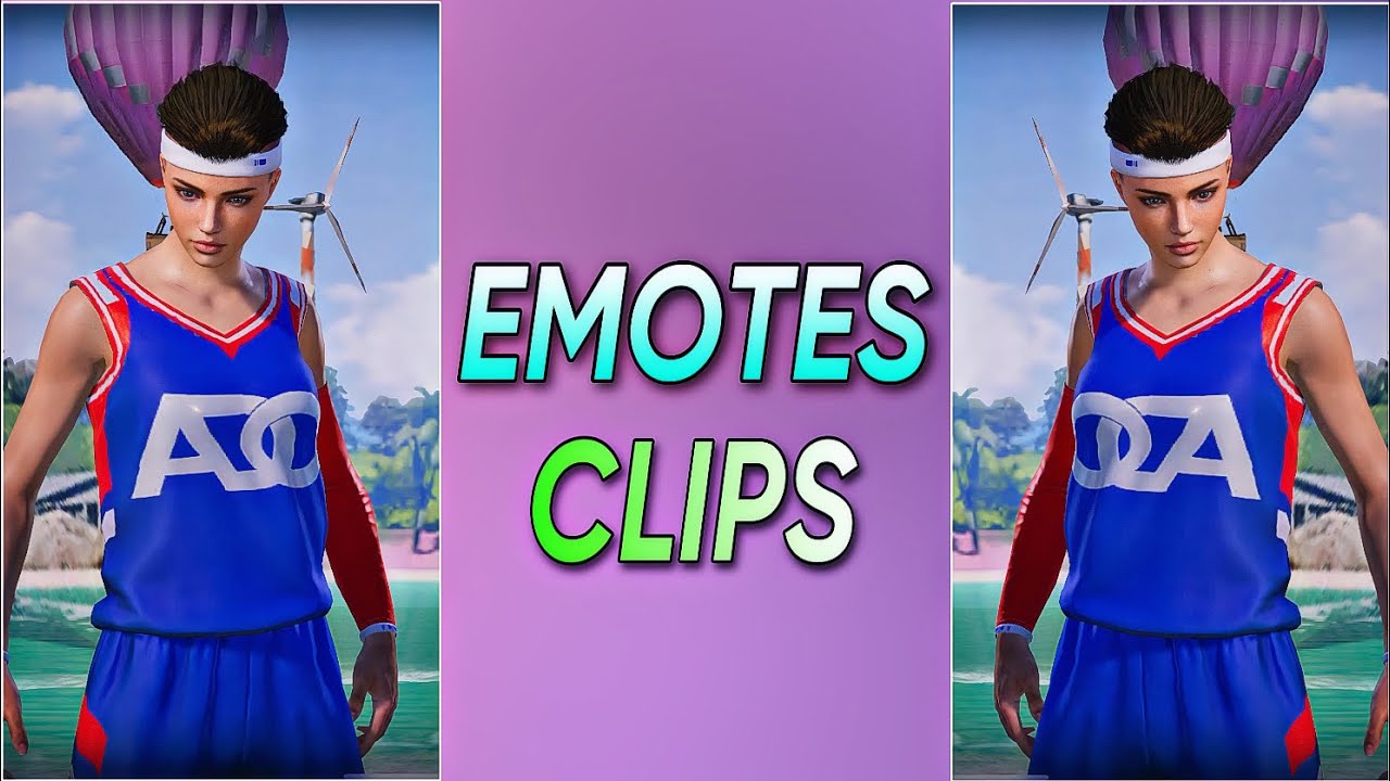 PUBG EMOTES PACK IN NEW LOBBY 😍|| 4K QUALITY FREE EMOTES CLIPS FOR EDIT ...