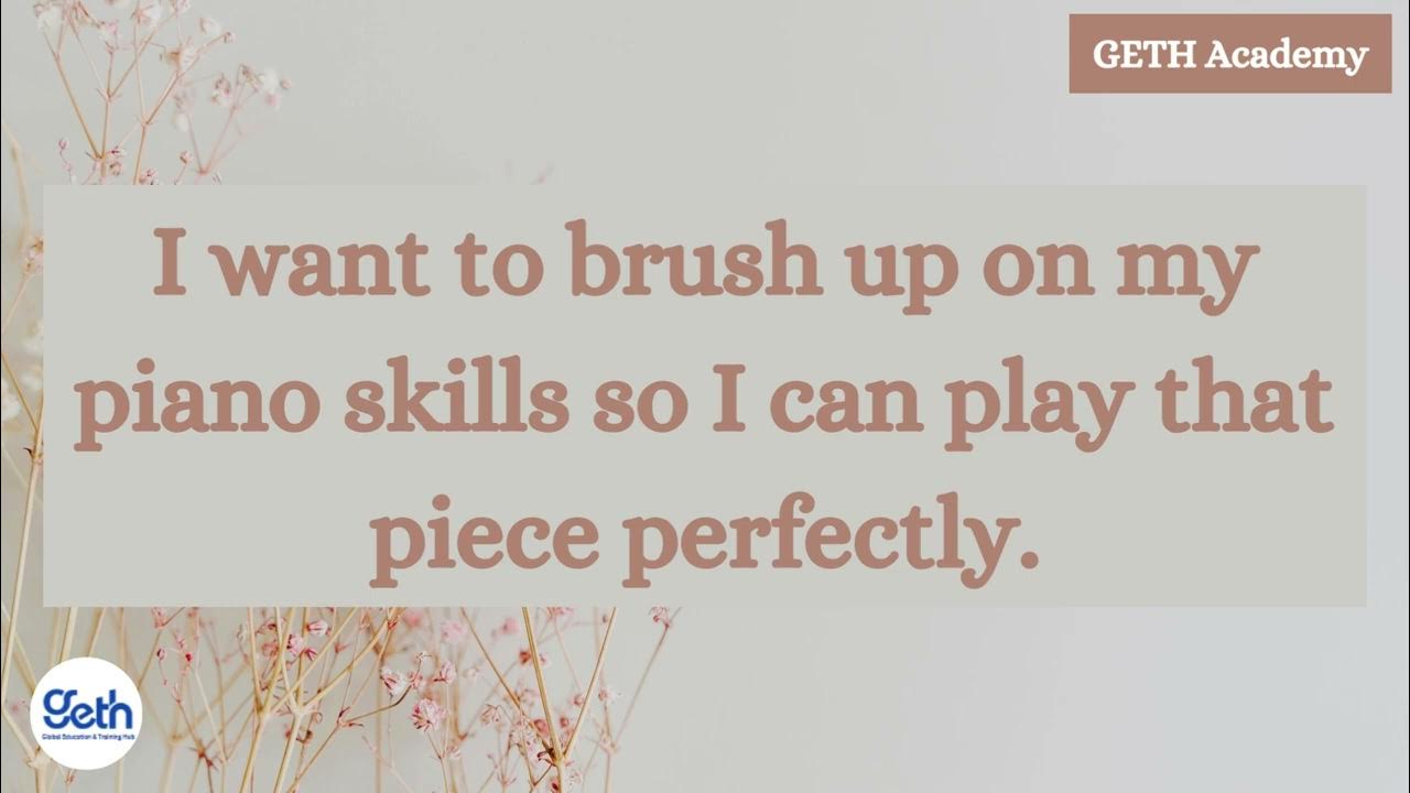 BRUSH UP ON [ PHRASAL VERB 124 ] | Advanced English | Daily Practise ...