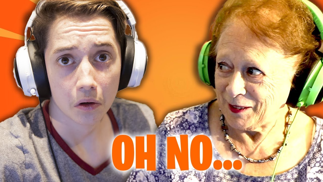 Grandma Plays Fortnite LIVE (OH NO...) - YouTube