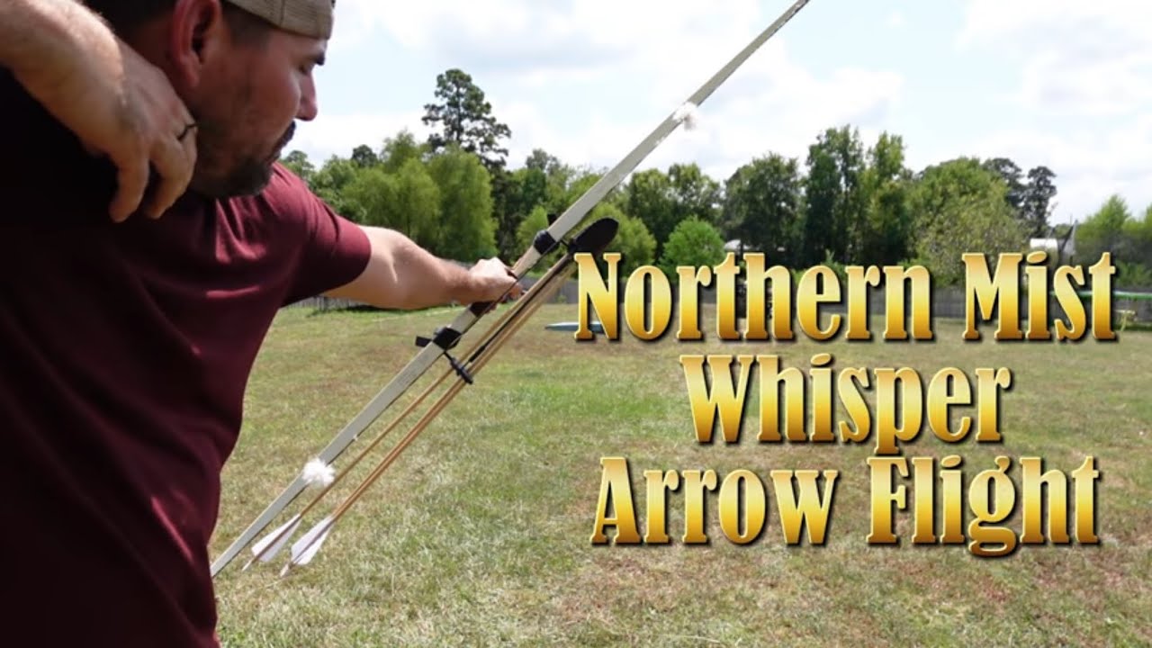Northern Mist Longbow Arrow Flight - YouTube