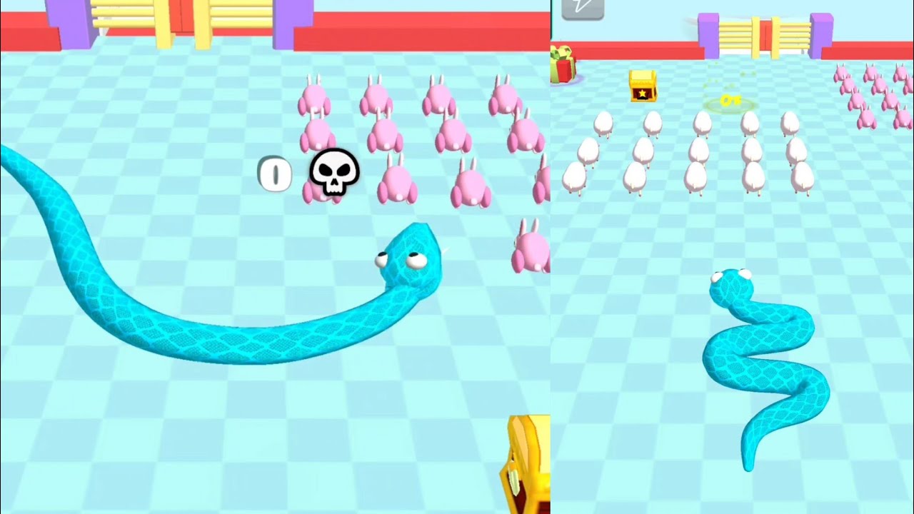 Snake Master 3D 🐍 🏃 | Android All Levels Game Play | Walkthrough Level ...