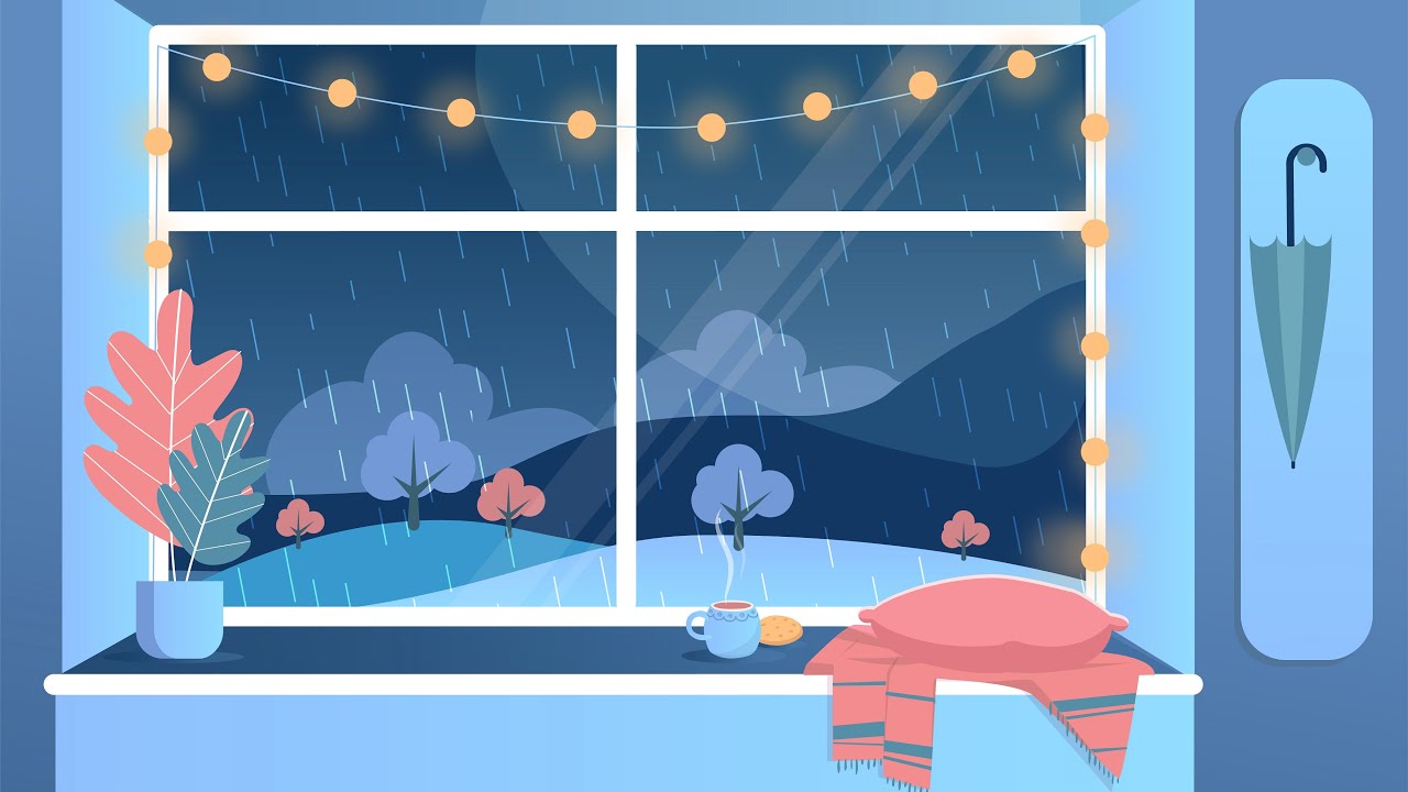 Calming music - Flurry of rain - YouTube