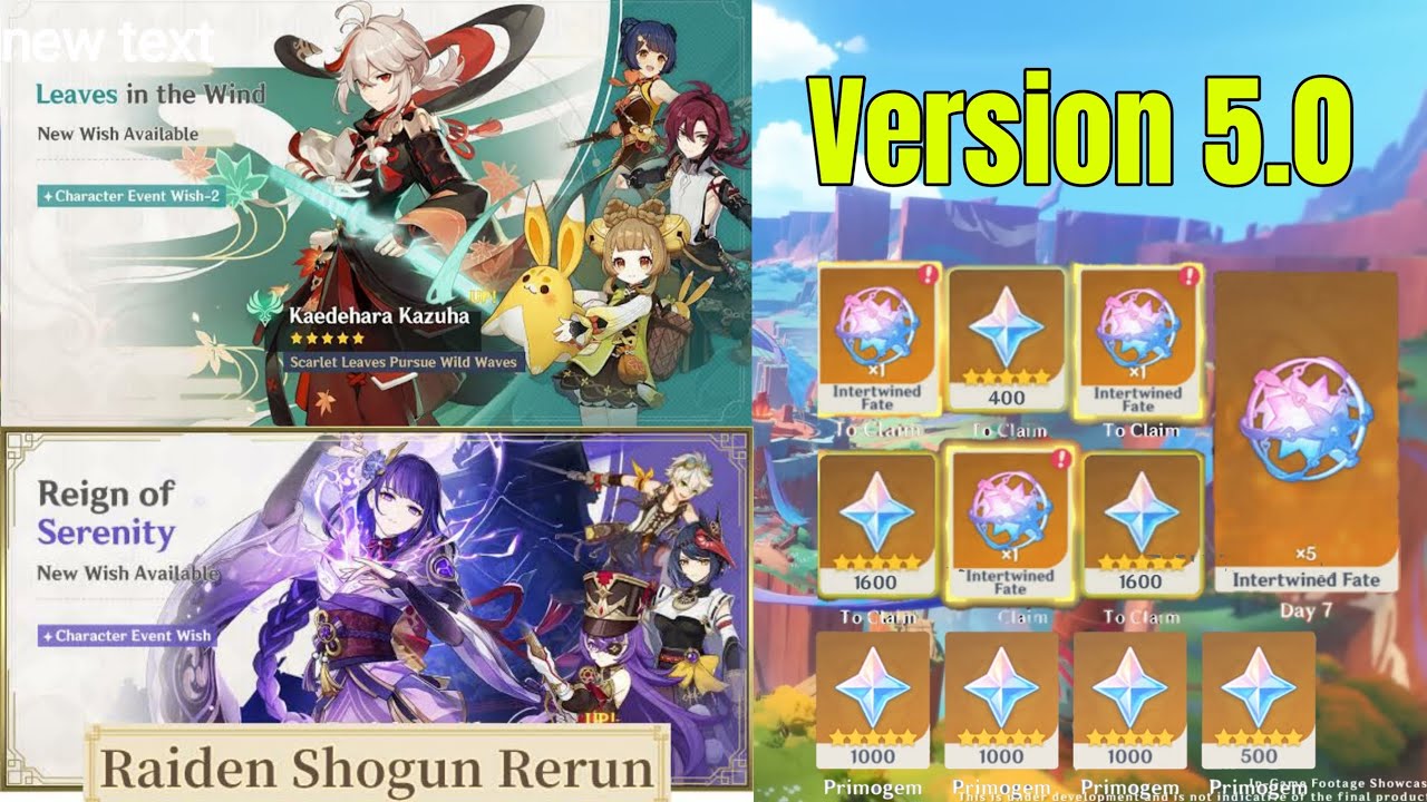 EVERYTHING WE KNOW ABOUT 5.0! GENSHIN IMPACT UPCOMING NEW UPDATES ...