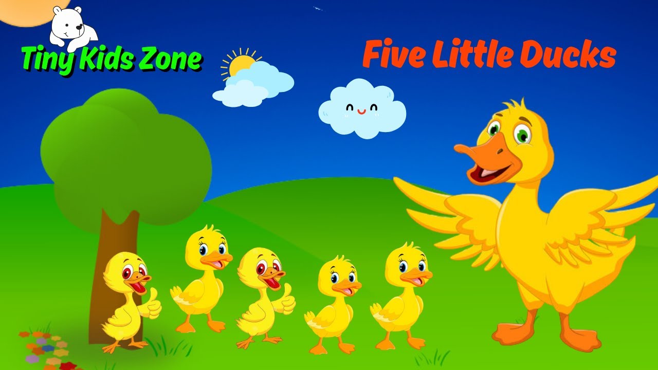 Five Little Ducks Went Out One Day | Nursery Rhyme | Kids Songs - YouTube