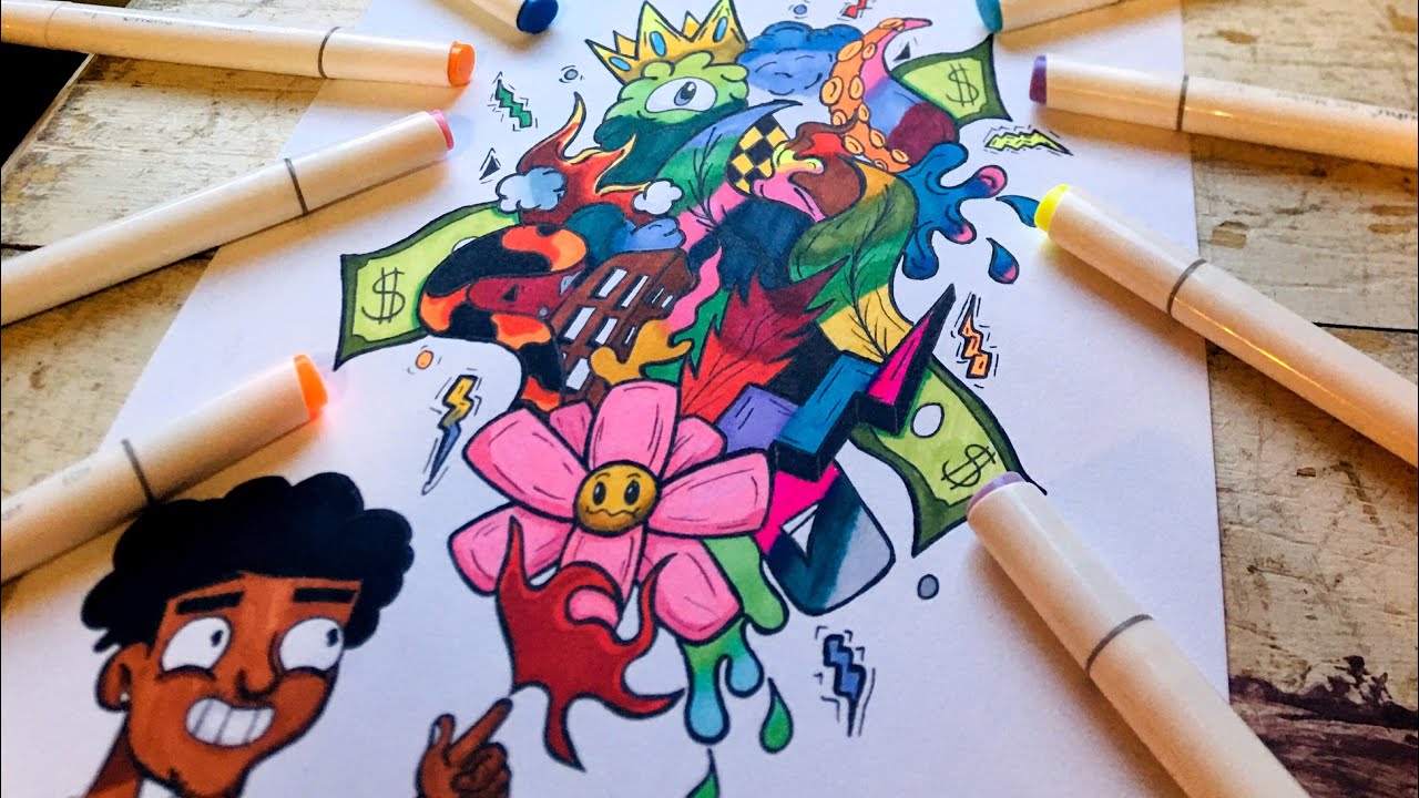 BEST DOODLE I EVER MADE - YouTube