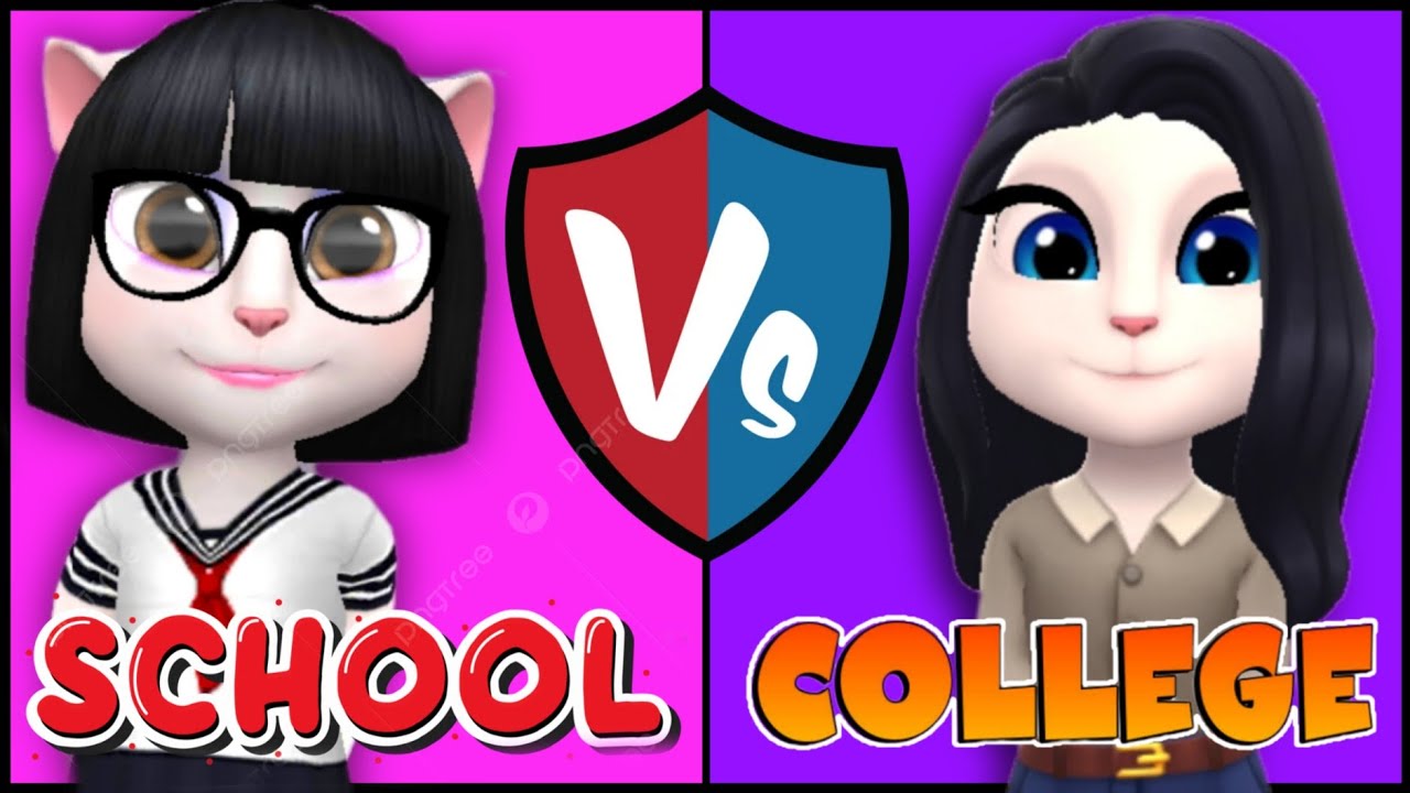 School VS College New Update Gameplay With My Angela#talkingangela2@My ...