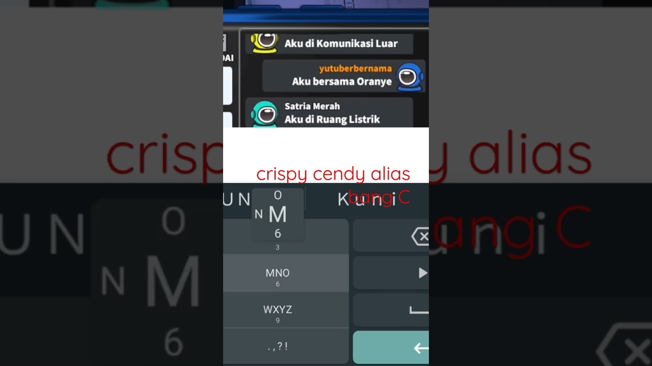 i meet crispy cendy play super sus on streaming. - YouTube