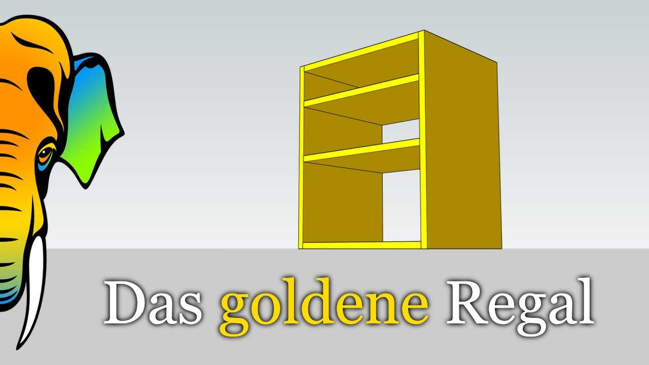 Das goldene Regal | Proportionen zum Möbeldesign am Beispiel eines ...