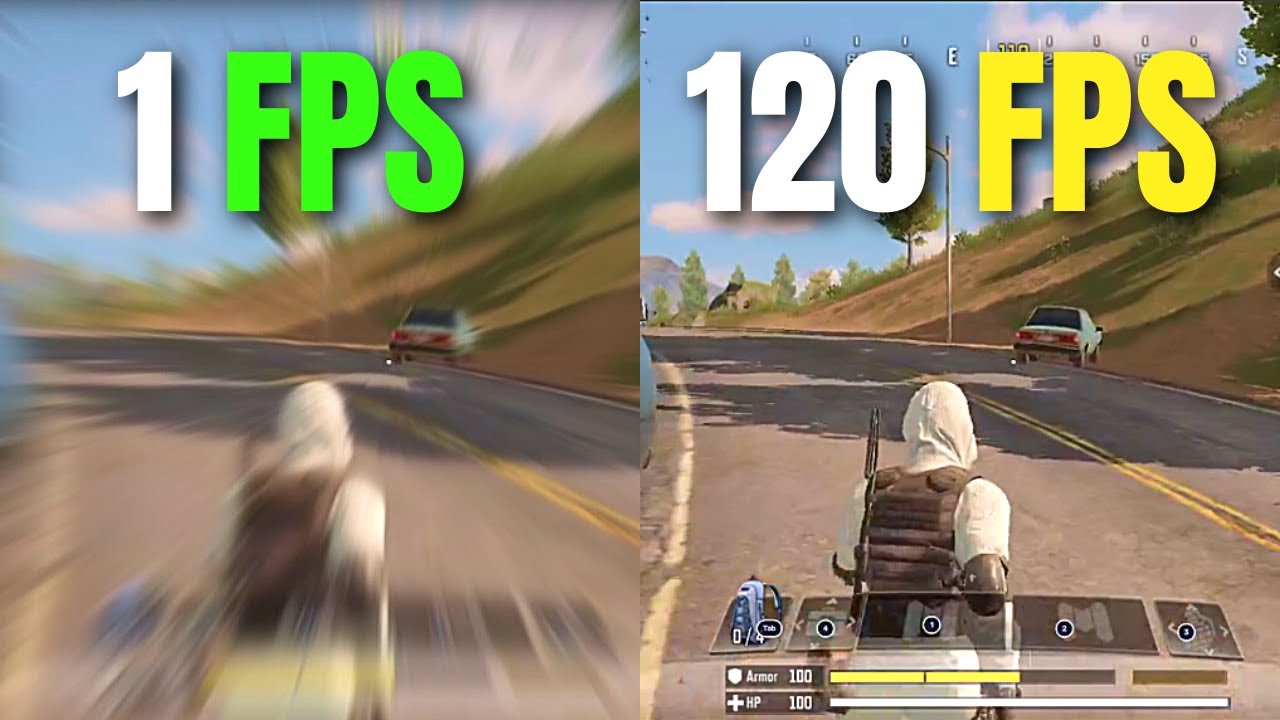 1 FPS, 10 FPS, 60 FPS, 120 FPS Comparison | Gaming Call Of Duty Mobile ...
