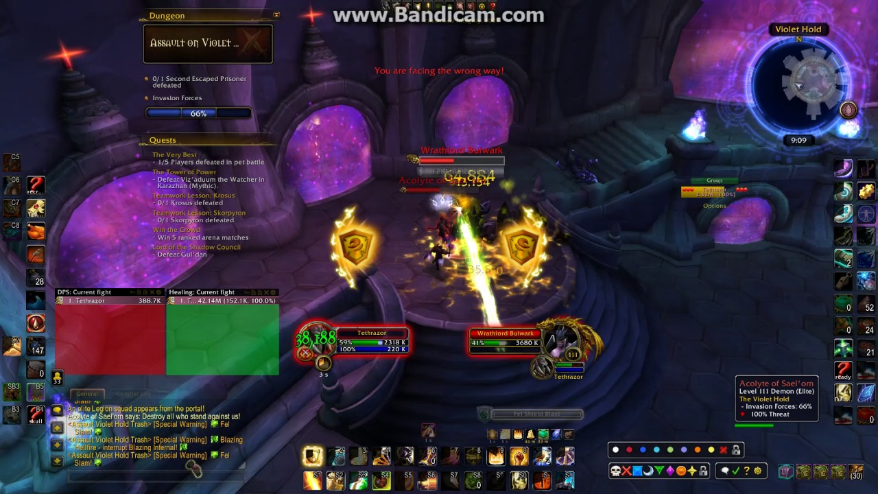 "Heroic" Assault on the Violet Hold, Solo Protection Paladin. - YouTube