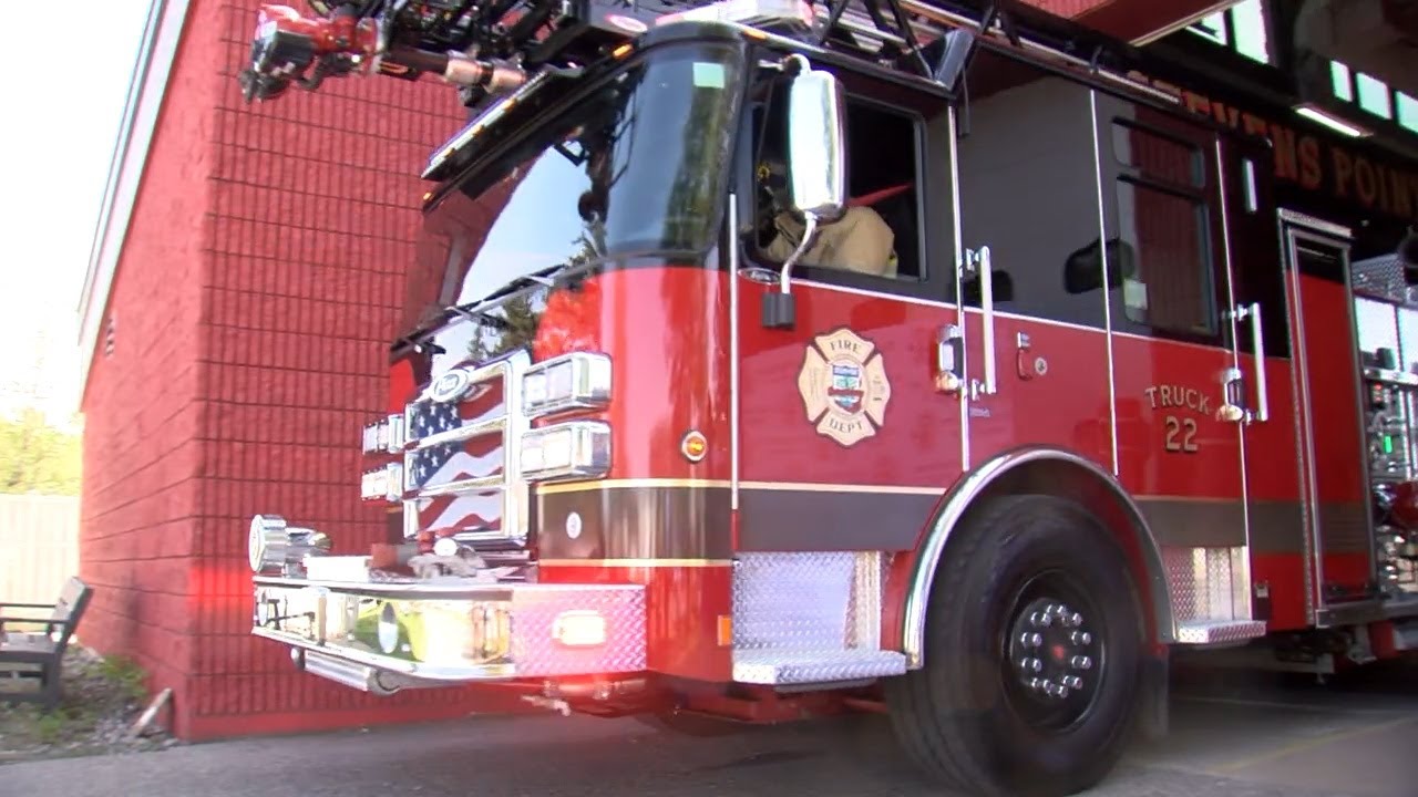 Stevens Point Fire Department's new truck is now on duty - YouTube
