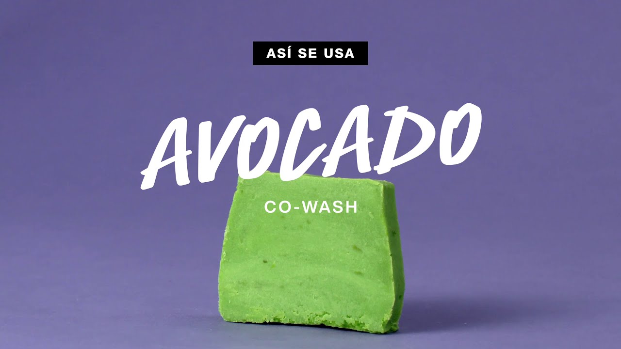 Así se usa Lush | Avocado: Co-Wash para cabello afro y rizado - YouTube