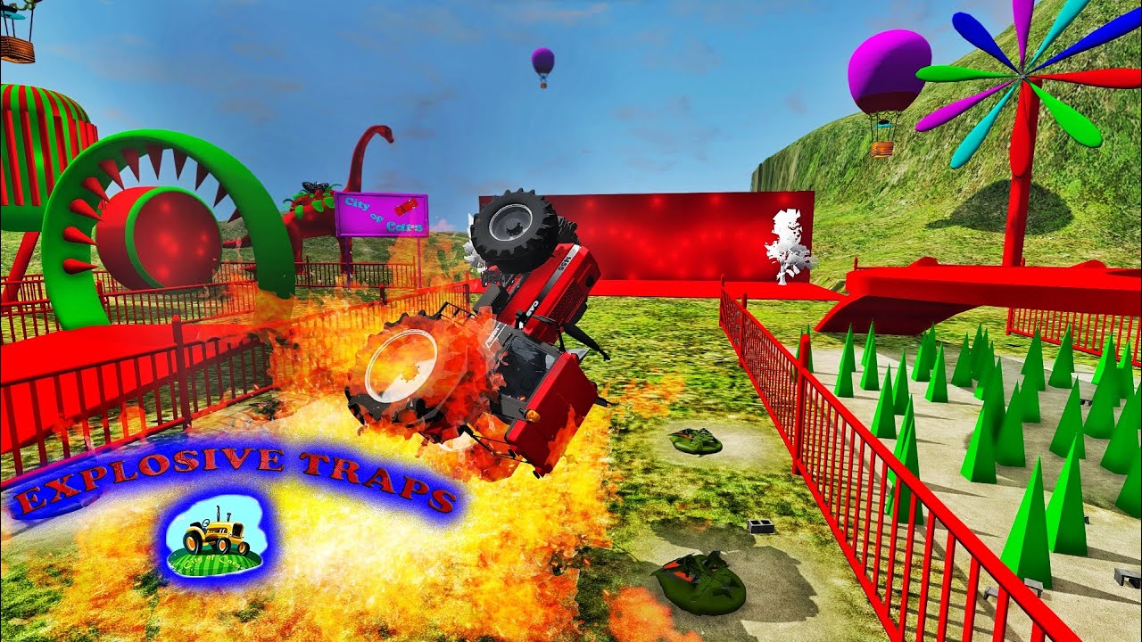 Explosive Traps _ Cars of City + Farm travel and traps - Cars of City ...