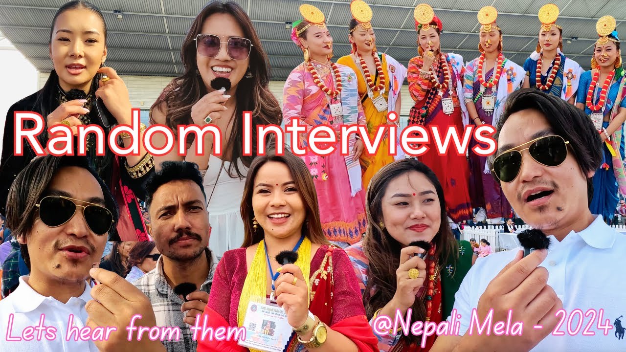 Random Interviews @Nepali Mela -2024 | नेपाली मेलामा कोकोले केके ...
