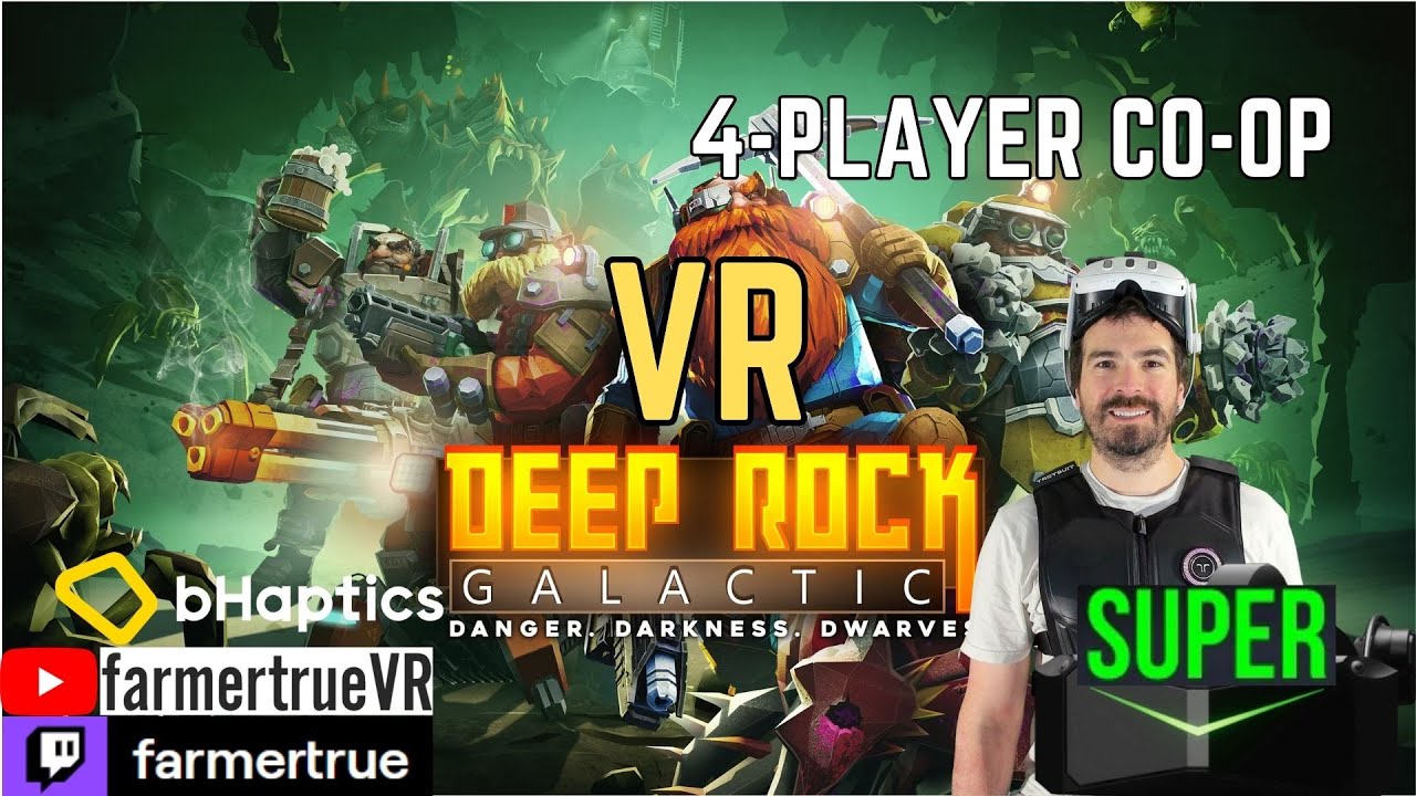 Deep Rock Galactic VR! 4 Player Co-Op! ATF + NMS = DRG OlenVR VCTR #vr ...