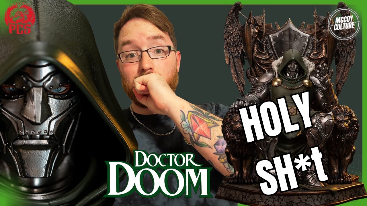 OMG! PCS Collectibles Doctor Doom On Throne 1/3 Scale Preview! - YouTube