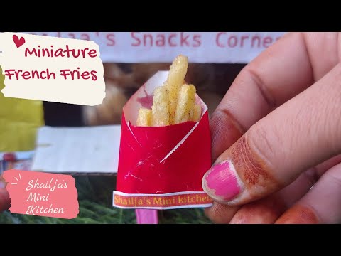 Tiny French Fries | French Fries Recipes | Miniature Cooking | Tiny ...