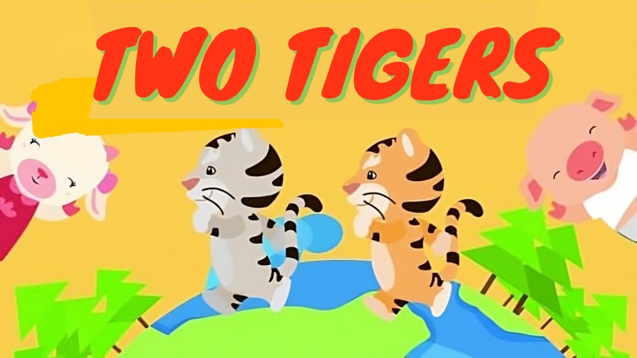 Two Tigers - Nursery Rhymes in English | Kids Videos | Children Songs ...