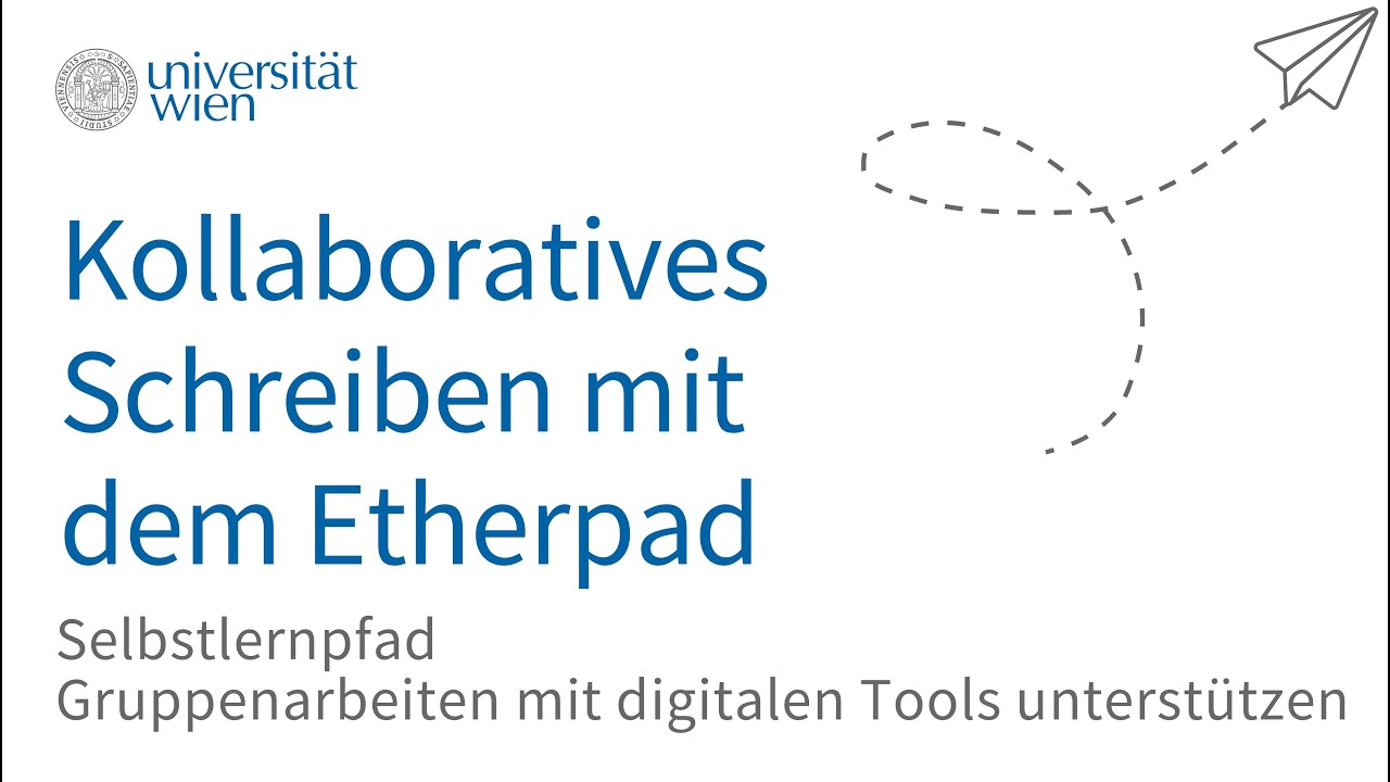 Kollaboratives Schreiben: Etherpad in Moodle nutzen - YouTube