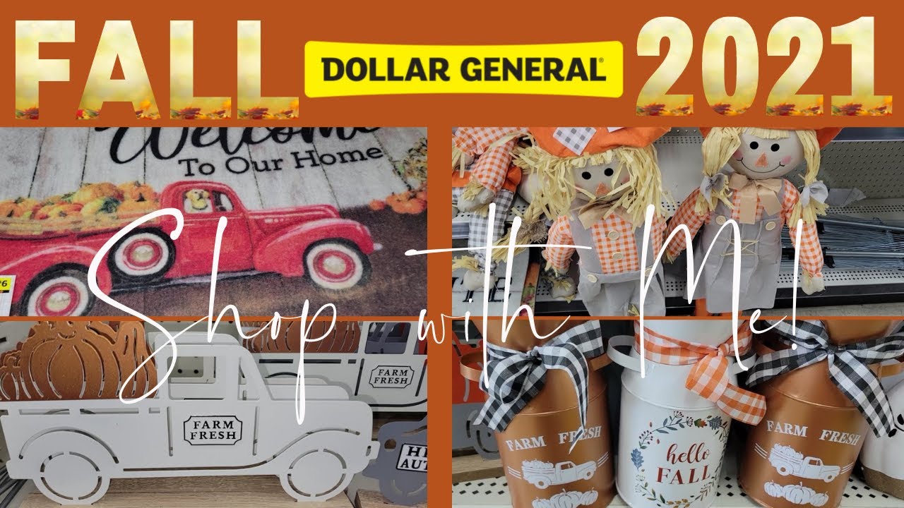 DOLLAR General FALL 2021 Shop with Me | FALL Home Decor 2021 | Leanne's ...