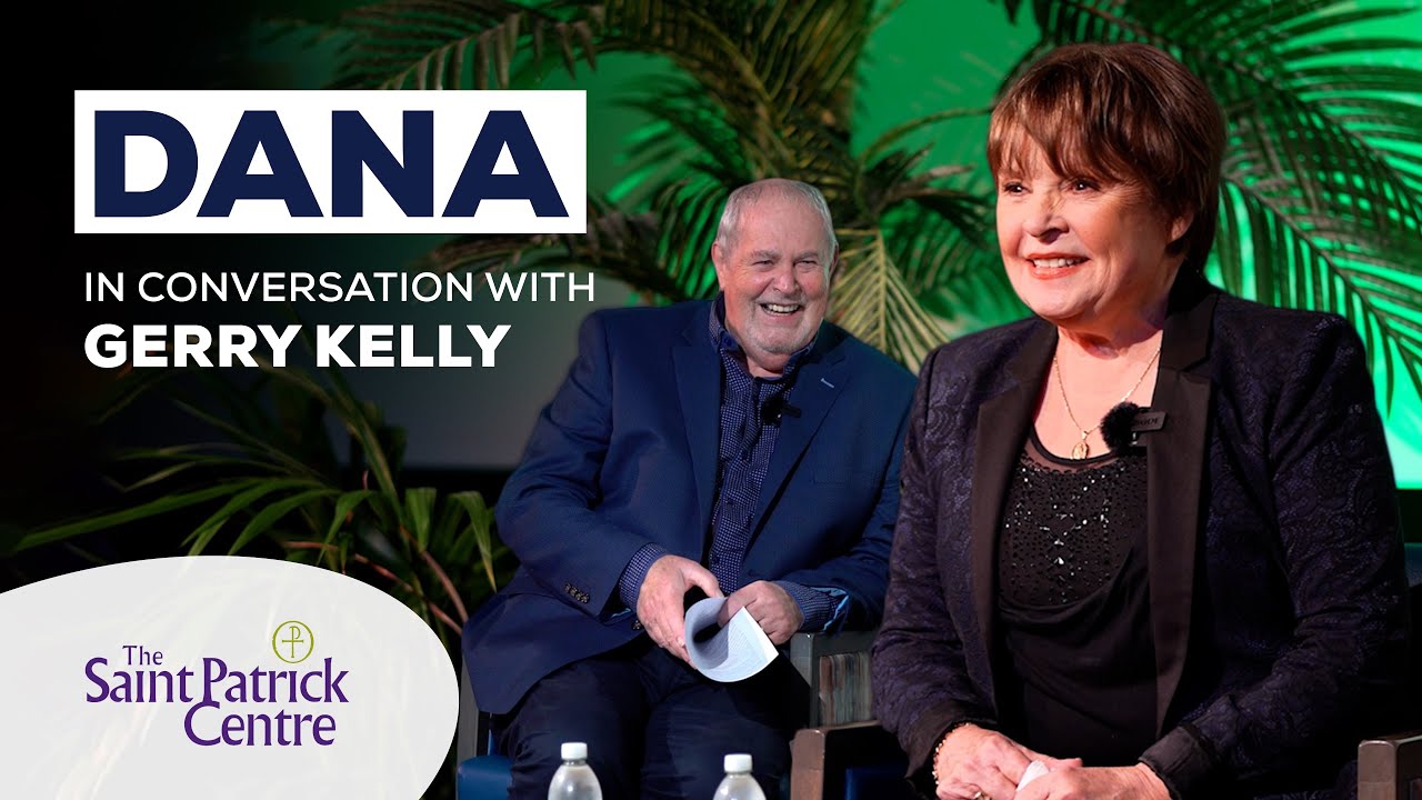 Dana in conversation with Gerry Kelly - Saint Patrick Centre - YouTube
