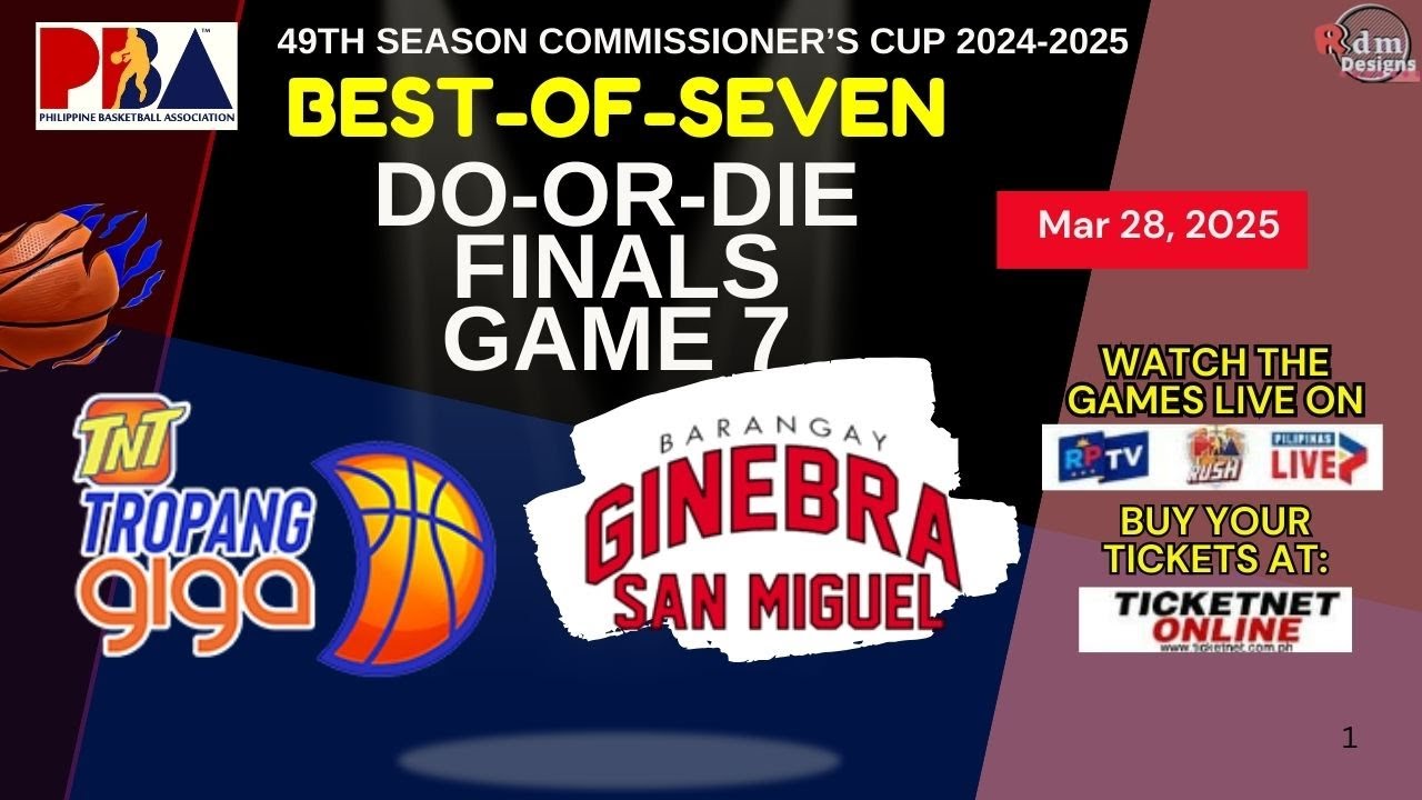 Pba Game Schedule for Mar 28, 2025 | DO OR DIE FINALS GAME 7 | PBA ...