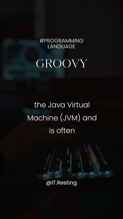 Groovy. Programming language - YouTube