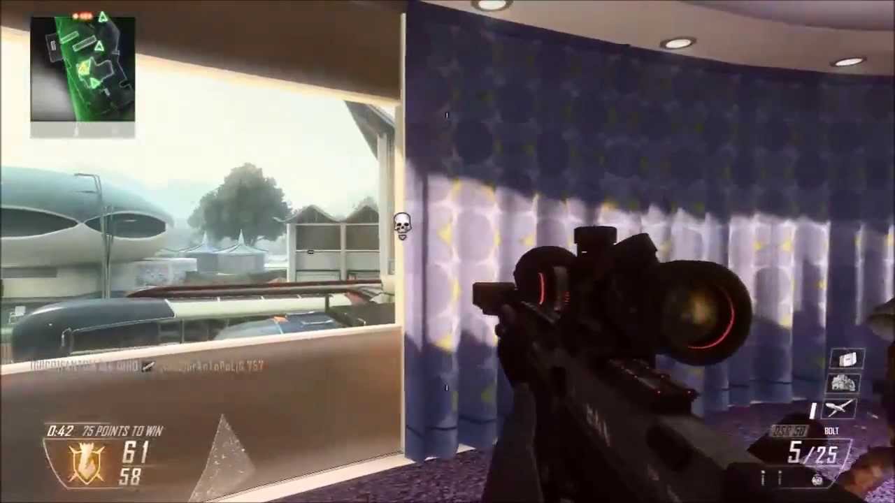 BLACK OPS 2 SPAWN TOMAHAWK ON EXPRESS + TRIPPLE COLLATERAL SNIPE - YouTube