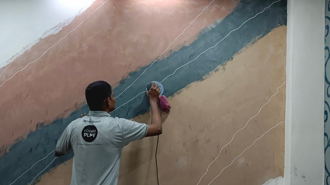 marmorino ks multi tone IDC 🪭 Asian Paint royal play - YouTube