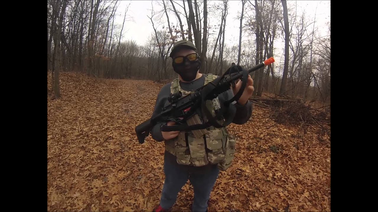 wolf airsoft backyard - YouTube