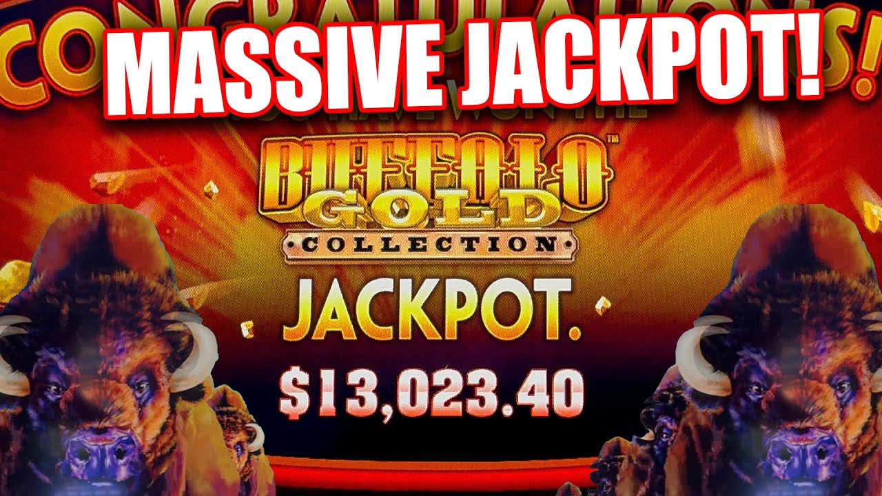 BUFFALO GOLD MASSIVE JACKPOT ON CASINO SLOT MACHINE! - YouTube