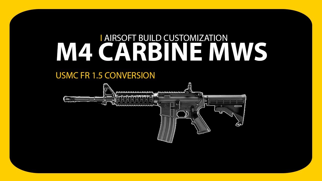 MWS UNBOXING & CUSTOM USMC FR 1.5 - YouTube