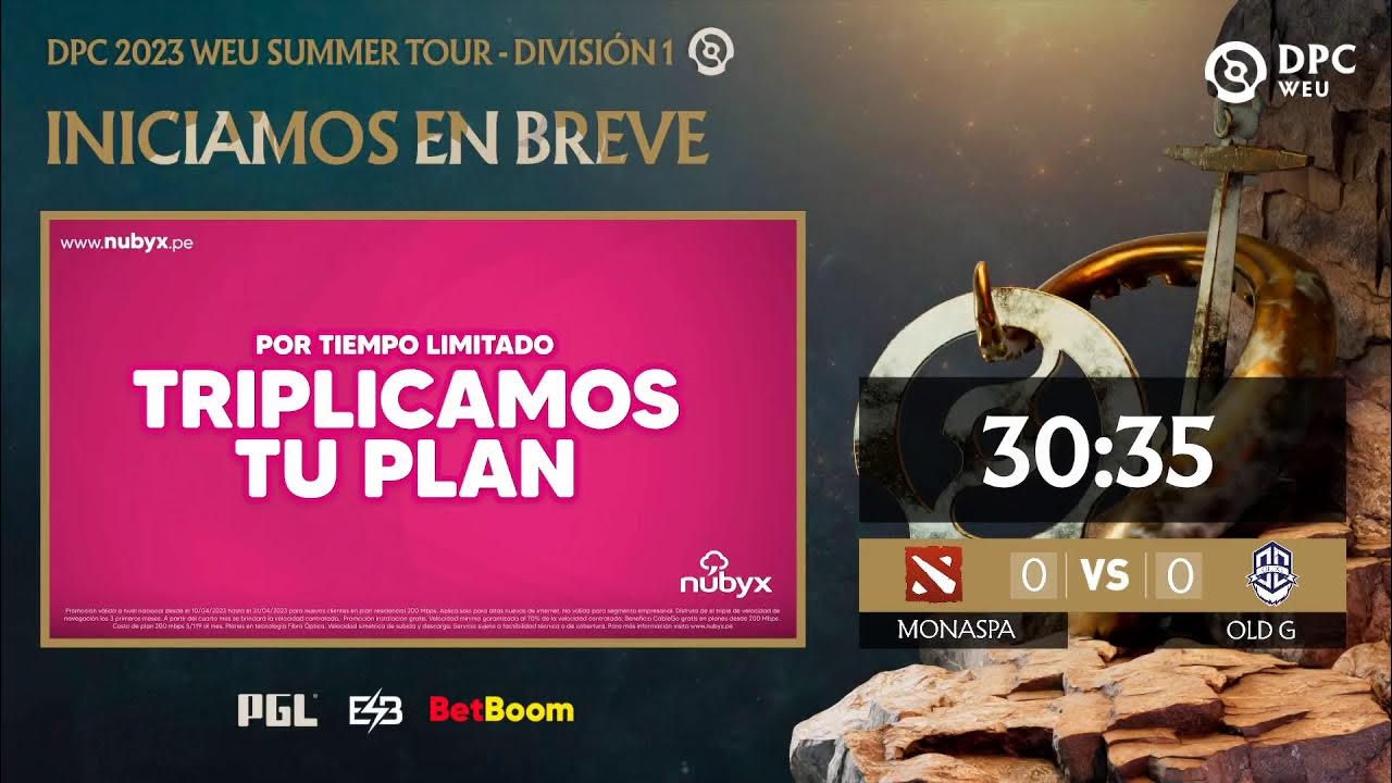 [ES] DPC 2023 WEU Summer Tour 3 Division 2 - Bo3 - ex-Monaspa vs Old G - YouTube